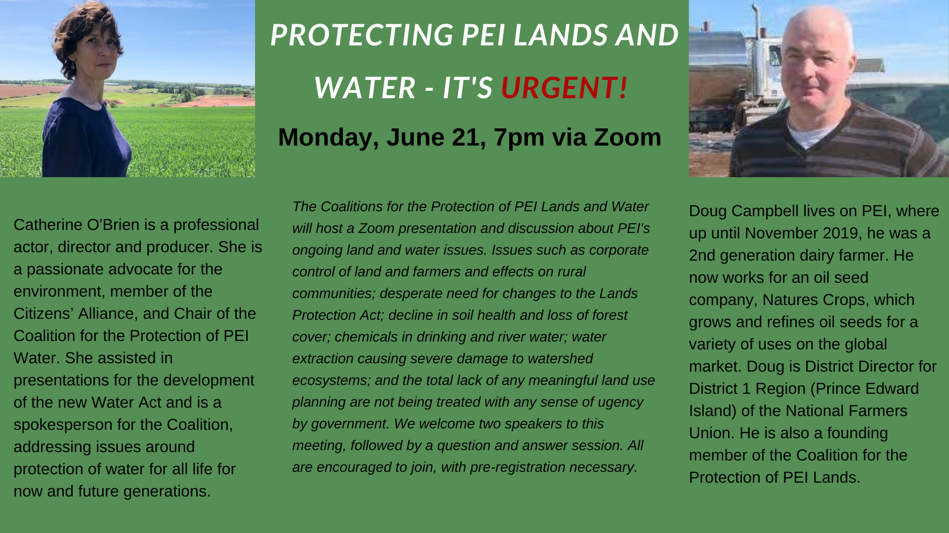 Protecting PEI Lands and Water - It's Urgent! - Coalition for the ...